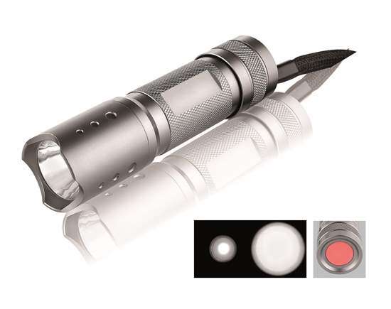 Metmaxx® LED MegaBeam Taschenlampe MultiPower3Watt Titan 571-00.012 ...