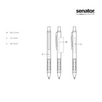 SENATOR Metallkugelschreiber STAR TEC ALU 2511 Blau | pen4you